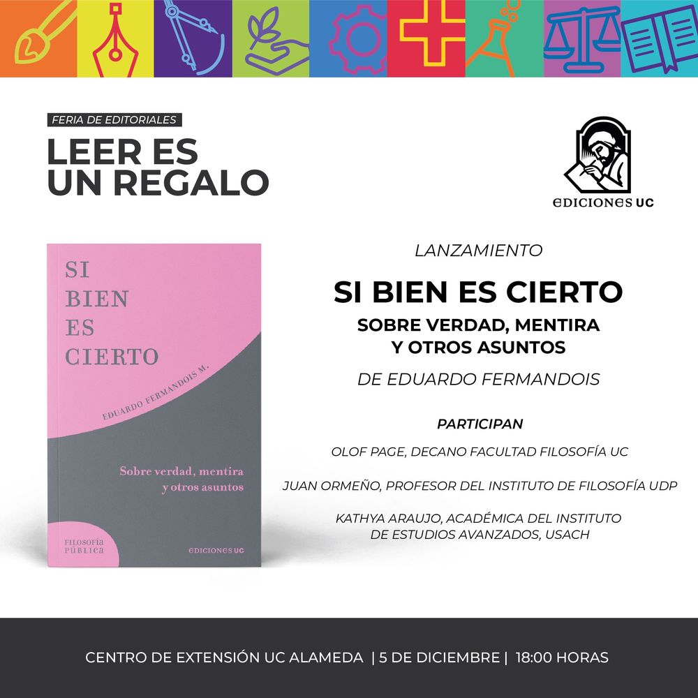 Lanzamiento "Si bien es cierto" de Eduardo Fermandois