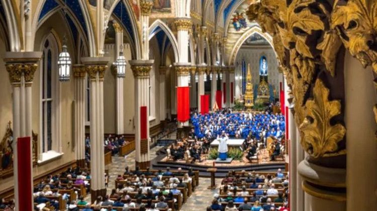 Coro de la U. Notre Dame abre Encuentro de Música Sacra